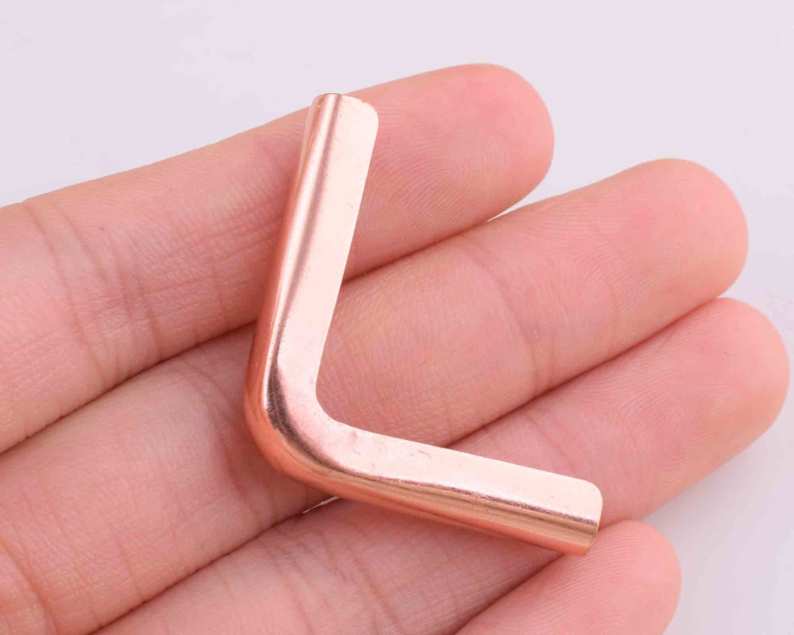 Rose gold metal protection corners 315mm protection | Etsy