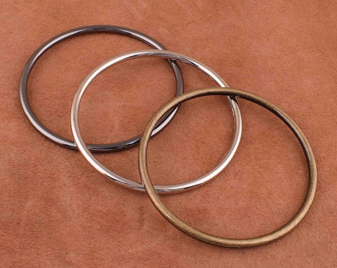 Steel Metal O-rings Welded Metal Loops Round Formed Rings Silver Color ...