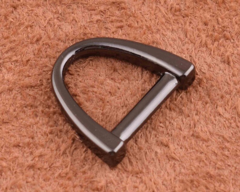 15pcs Small D Rings 8mm and 7mm Gunmetal D Ring Buckle Purse - Etsy