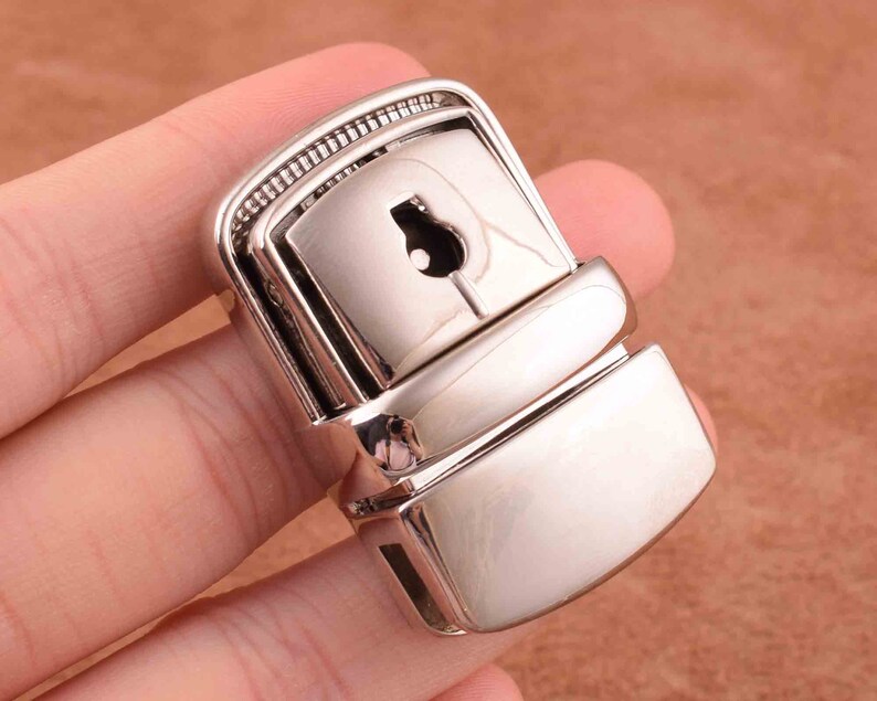 Twist Turn Folder Snap Wallet Purse Lock 4229mm in Silver - Etsy