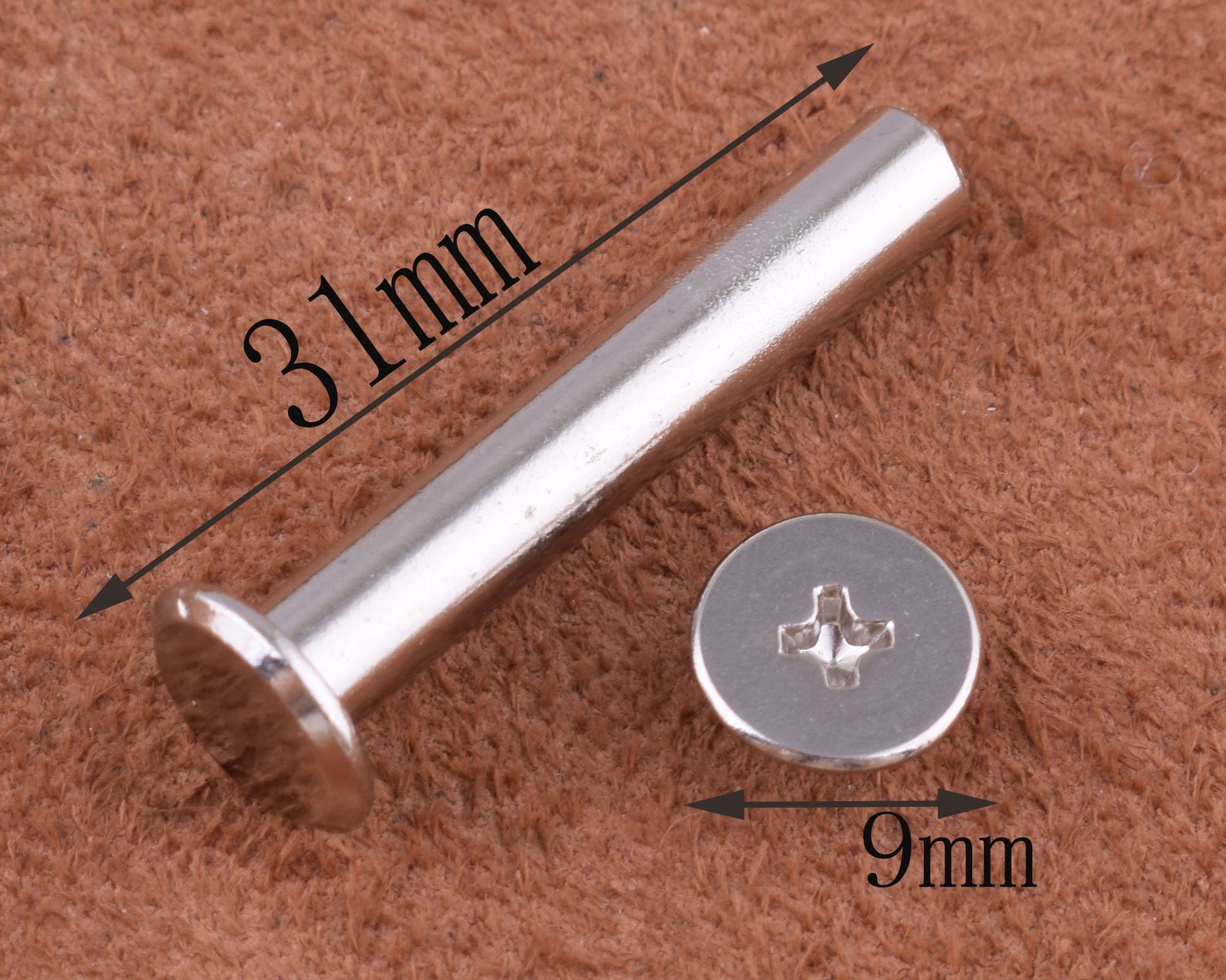 Solid Screw Snaps Rivet Metal Screw Rivets319mm Flat Head - Etsy