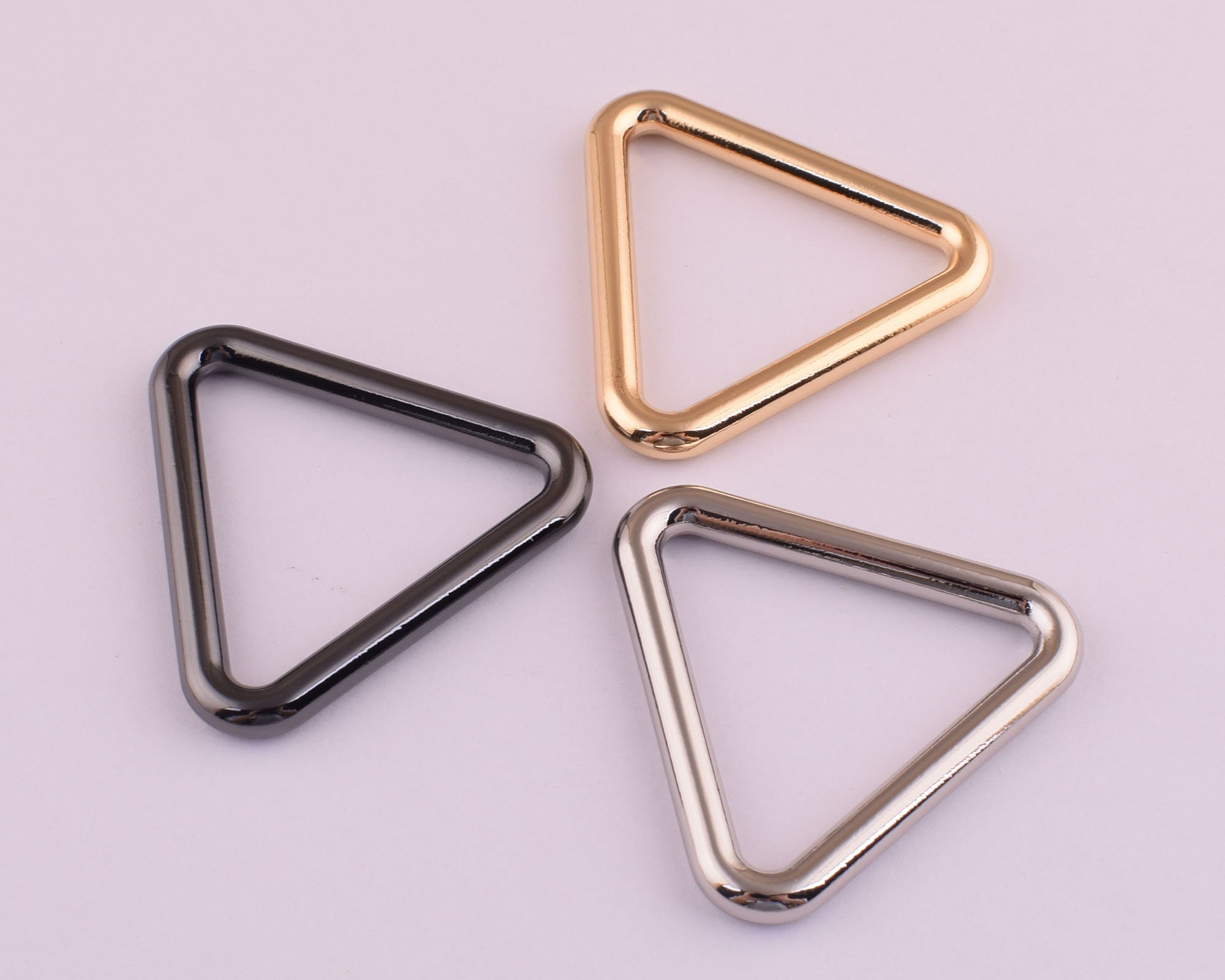 3 Colors Metal Triangle Ring Slide Buckles Fasteners Belt - Etsy