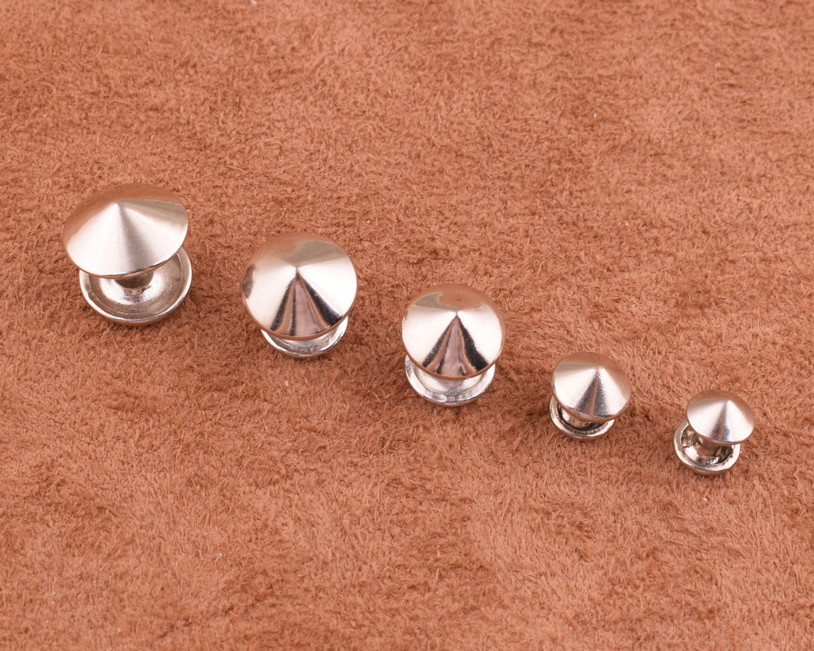 Silver Double Cap Rivets Five Kinds of Size Stud Rapid Rivets - Etsy