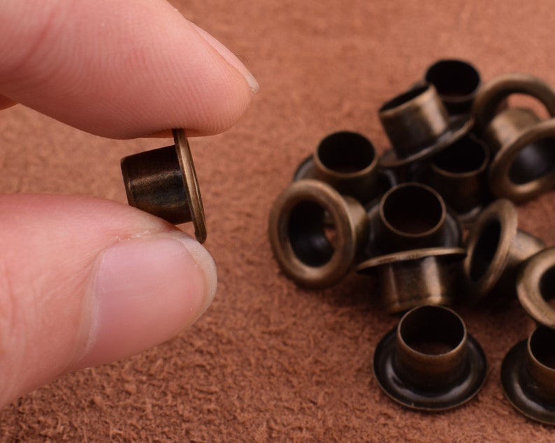 100PCS Bronze Eyelet Grommets Metal for Leather Craftiron - Etsy