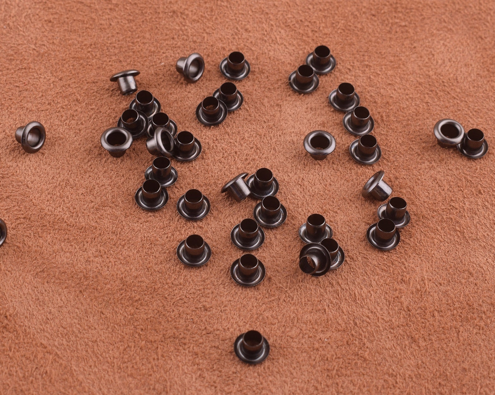 364mm Gun Black Eyelets Mini Round Grommet Eyelets for | Etsy