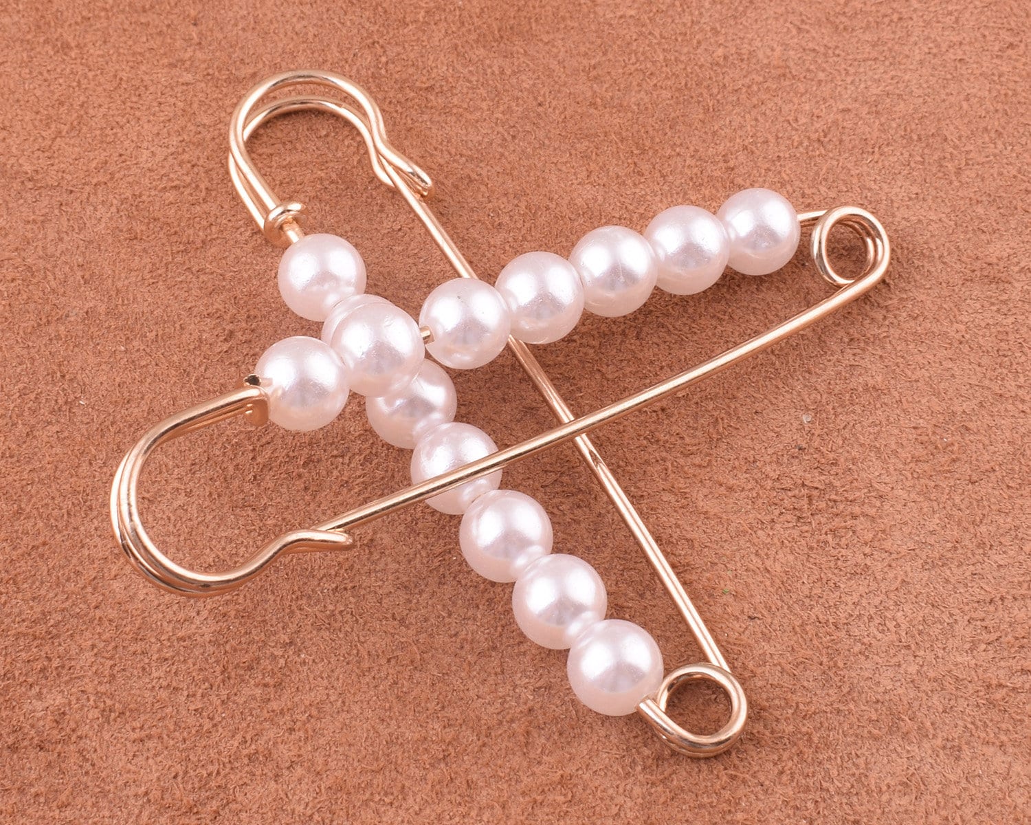 7618mm Safety Pins 6pcs light gold Charming Safety Pins with | Etsy