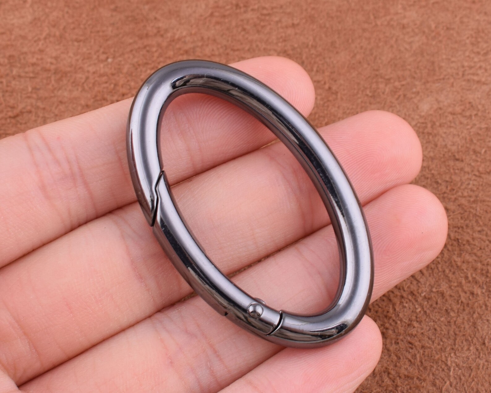 Oval Spring Ring Metal Clasps Spring Gate Ring Spring O Ring | Etsy