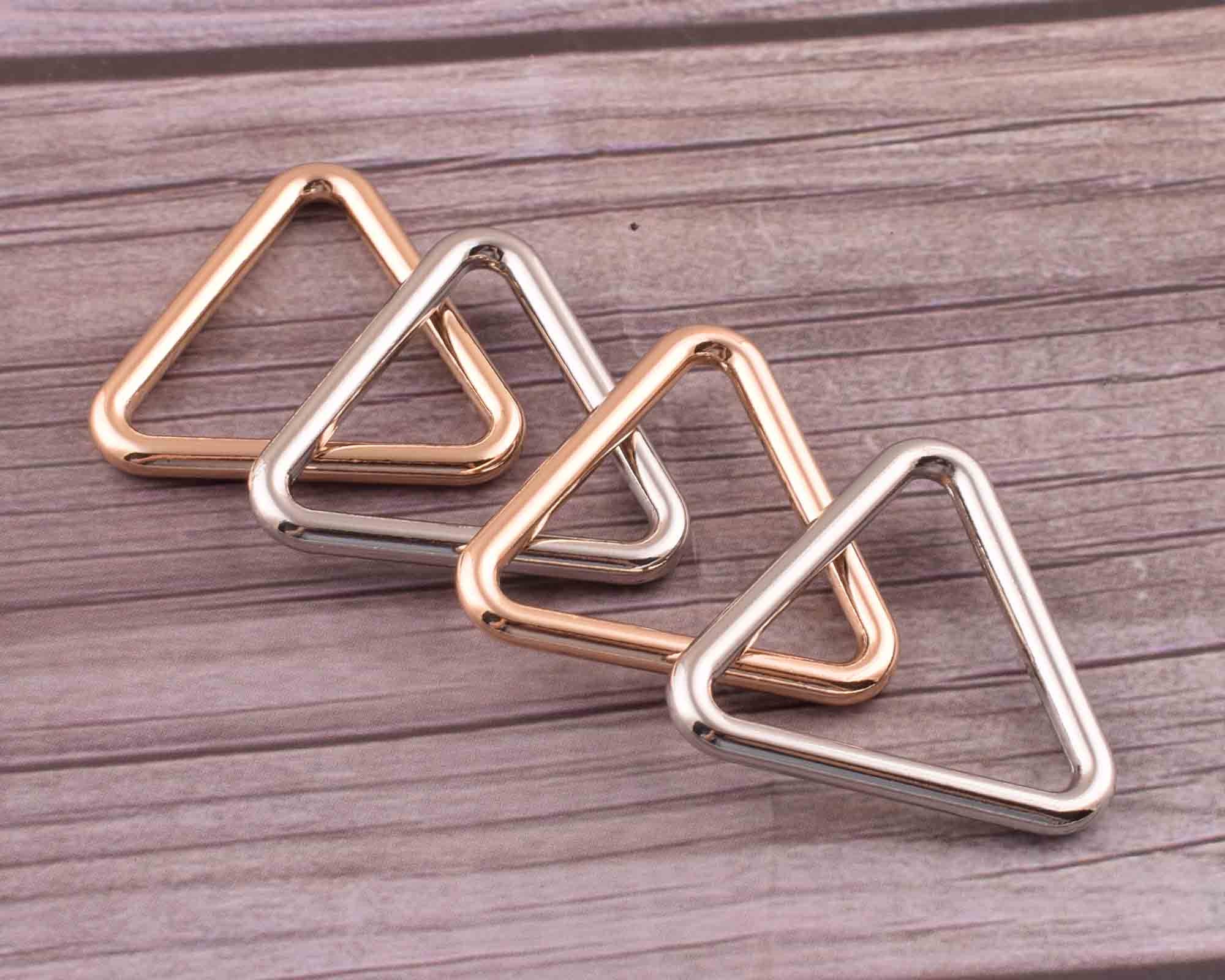 10 Pcs 25 Mminner Triangle Rings Triangle Buckle Strap Rings - Etsy