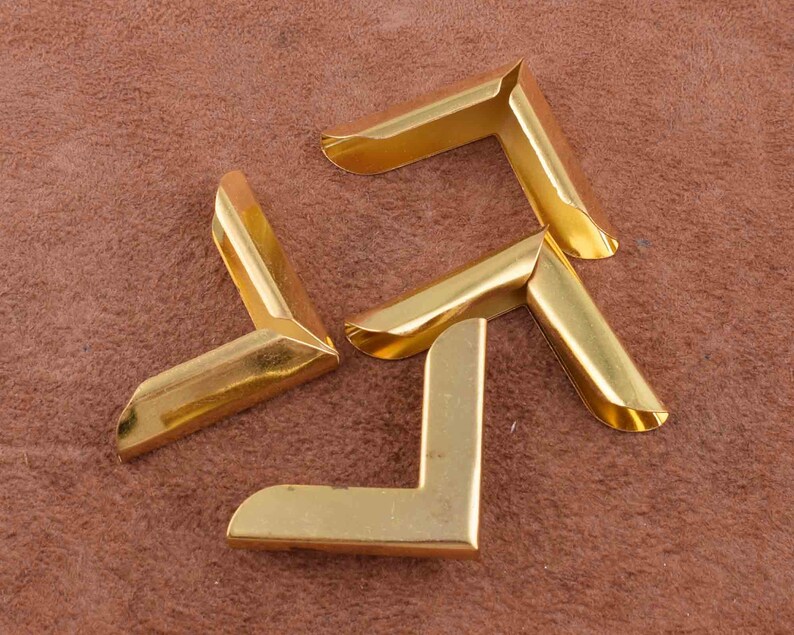 Large Gold Book Corner Bookbinding Corner Clip1.25 Inch | Etsy