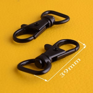 10 Pcs Spring Hook 39*20*14 Mm Metal Swivel Hook Wide Swivel Clasp for ...
