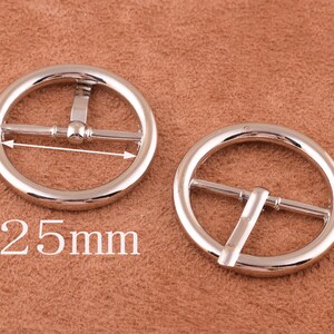 Silver Metal Buckle 1" Metal Buckles-small Buckles,trio of Buckles ...