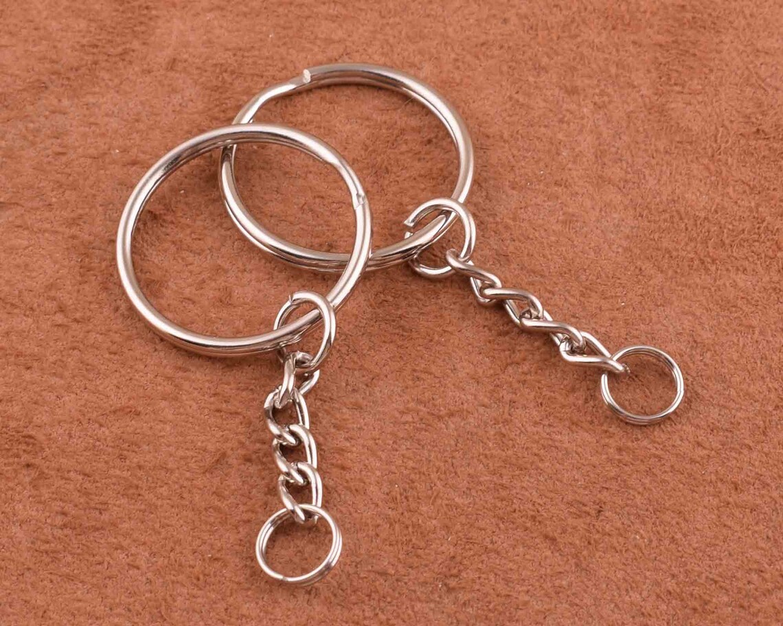 Silver Split Rings 5525mm Split RingsDouble Jump Rings Jump | Etsy