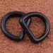 Black Plastic D Rings 11mm D Rings Finding Strap D Ring Ribbon D Ring D ...