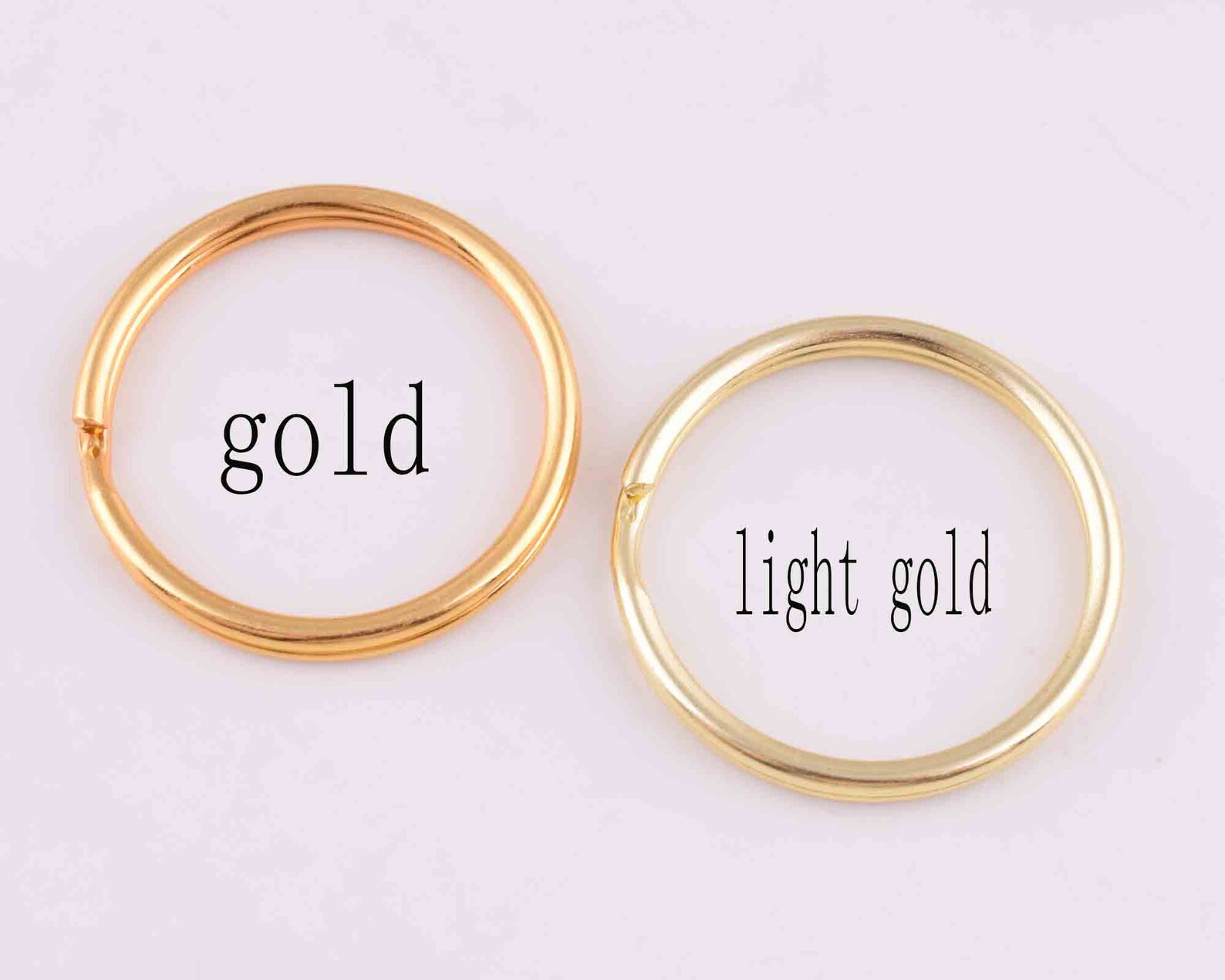 30mm Round Split Ringiron Circle Key Ringsolid Keychain Ring - Etsy