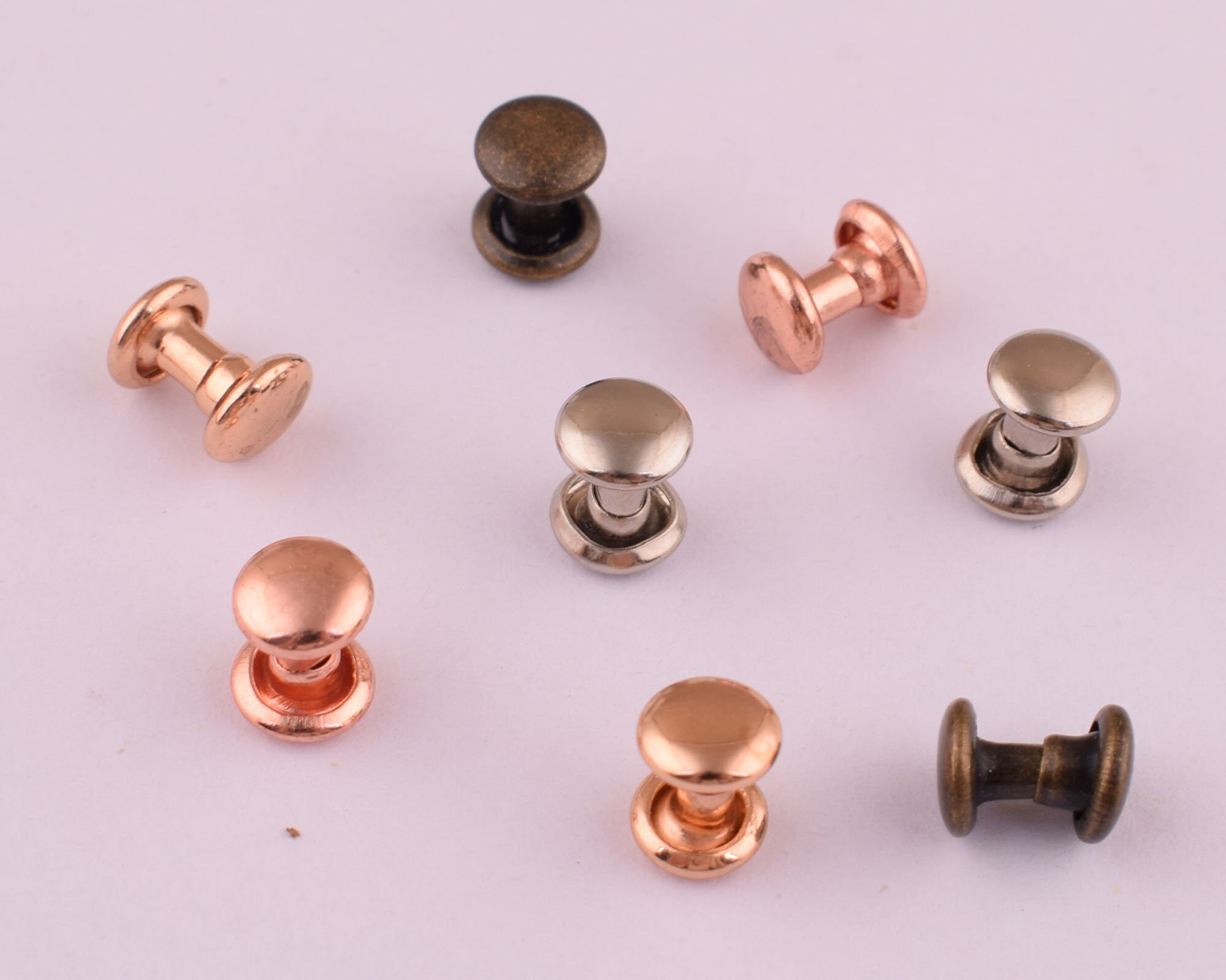 Double Cap Metal Rivets Cap Rivets 556mm Leather Cap Rivets - Etsy