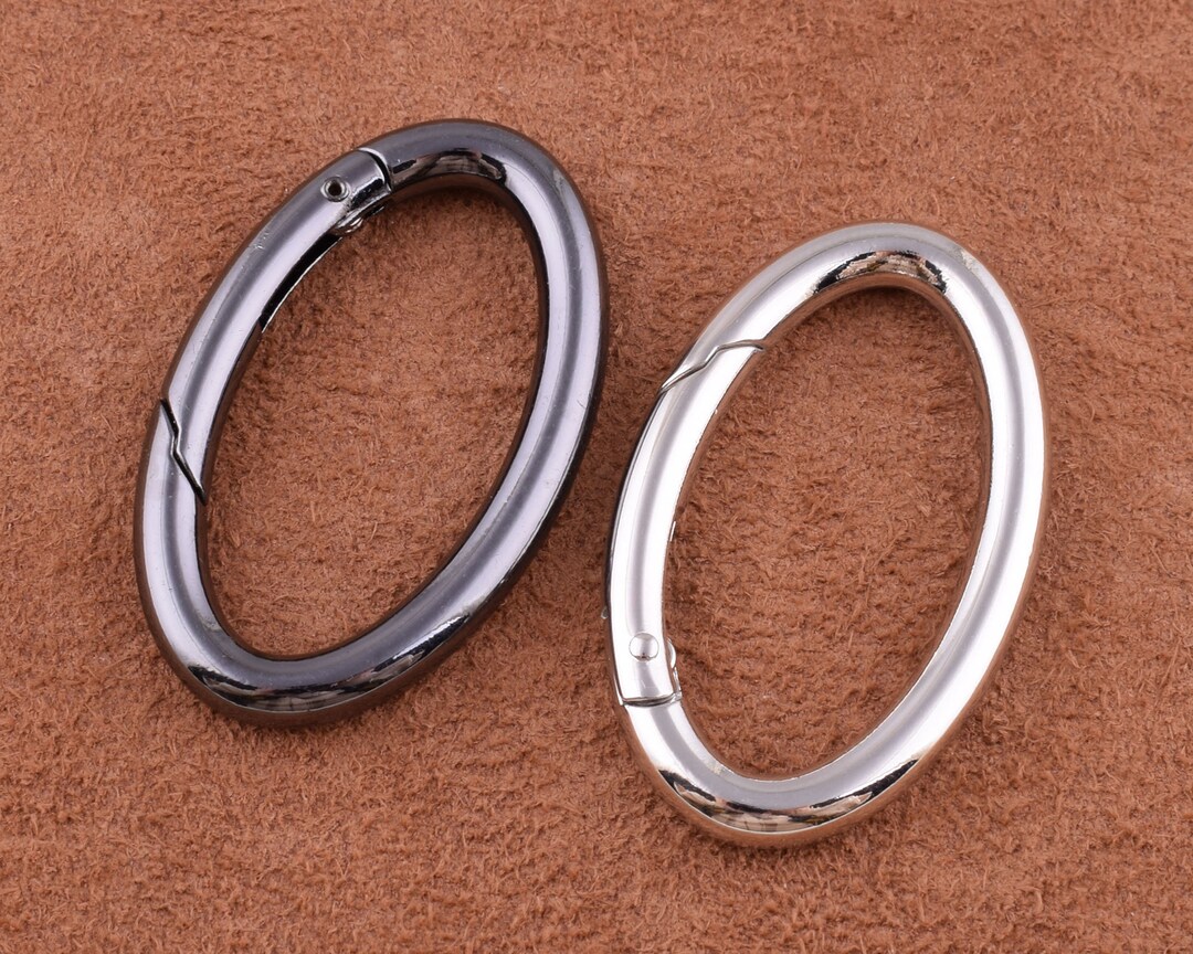 Oval Spring Ring Metal Clasps Spring Gate Ring Spring O Ring Clasp,1.5 ...