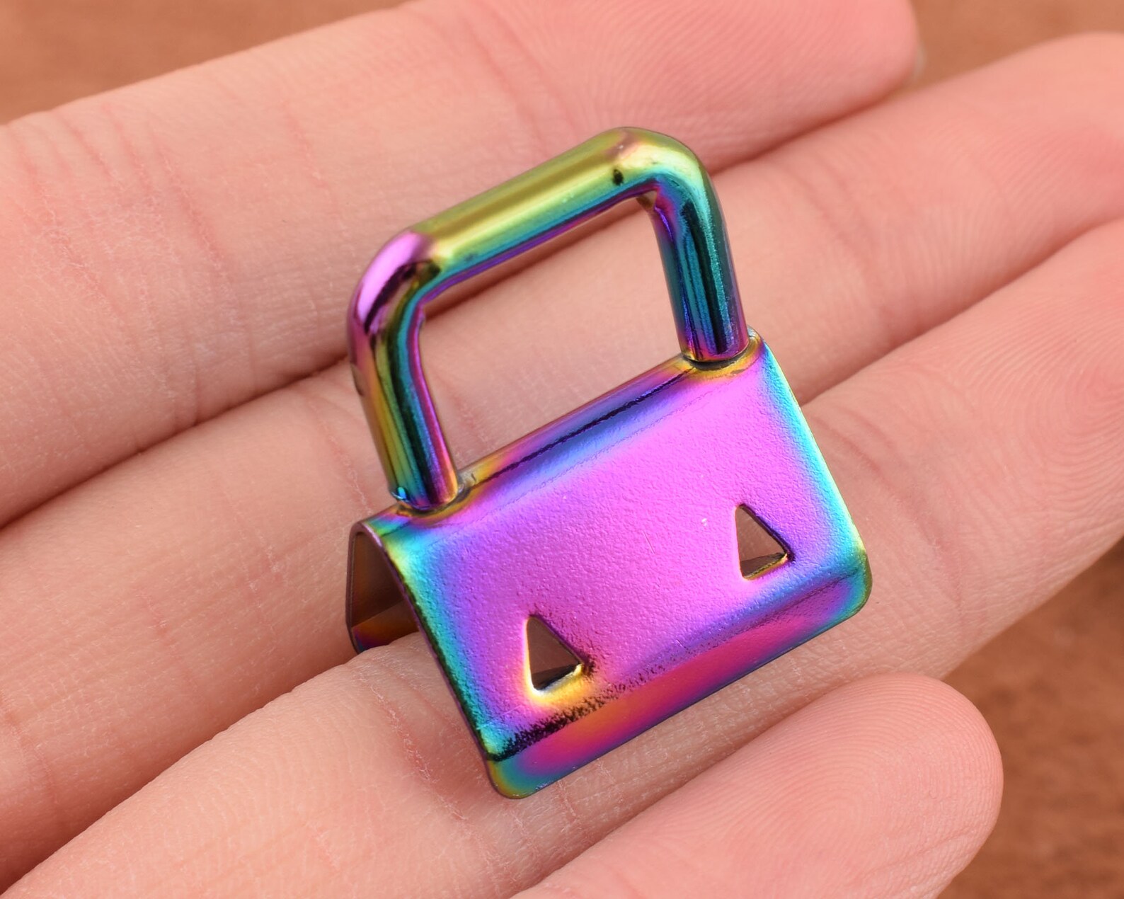 30 Pcs Rainbow Key Fob Hardware20mm Key Chain Rainbow Webbing - Etsy