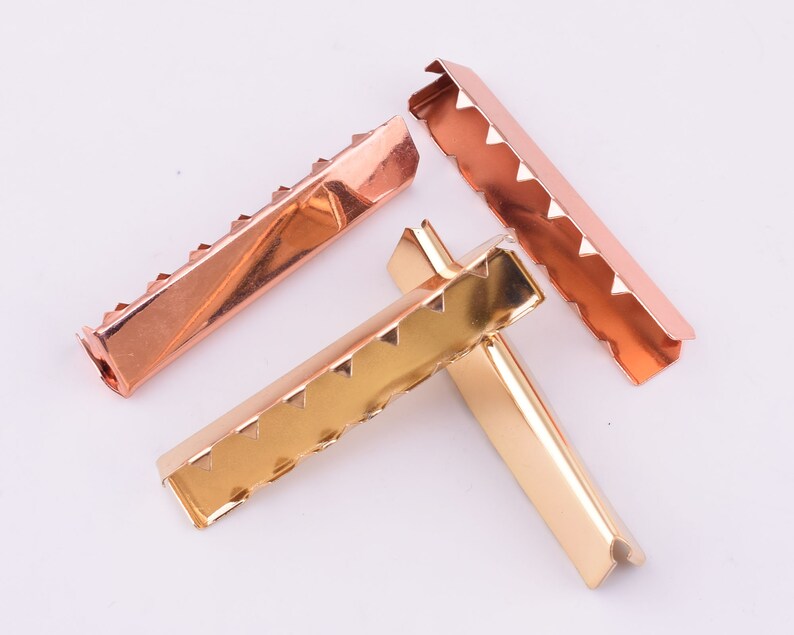 Ribbon Cord End Clamp Capcrimps Beads Clip 2 Inch Ribbon | Etsy