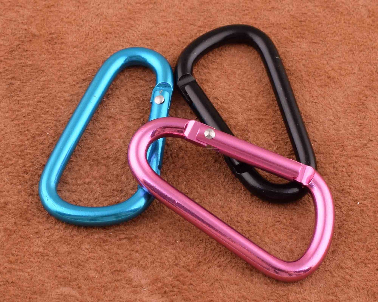 Carabiner Clasp 10 Pcs Climbing Key Chain Clip Clasps Loop - Etsy
