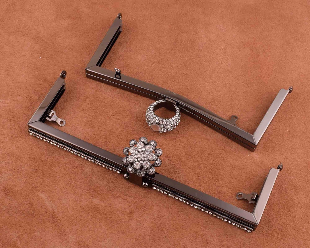 Gunmetal Purse Frame Bag Frame Clutch Frame Purse Hardware,retro Bronze ...