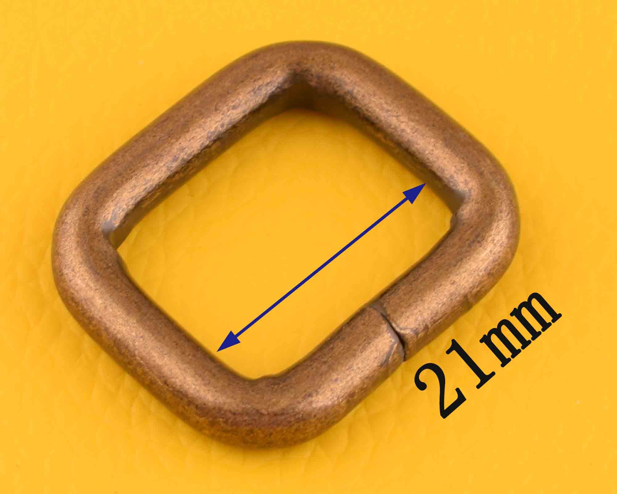 8pcs metal Rectangle Rings Purse hardware bronze Rectangular | Etsy