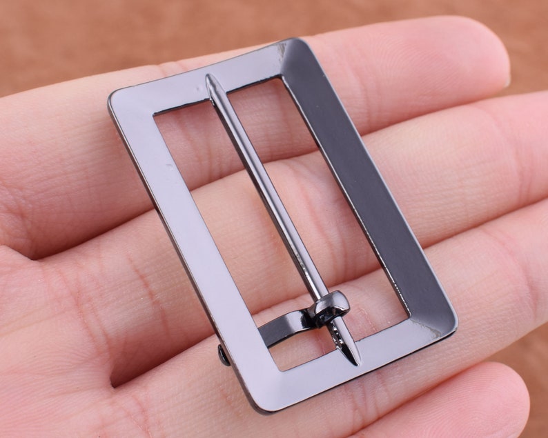 Silver/gunmetal Metal Buckle Belt Buckle Purse Buckle - Etsy