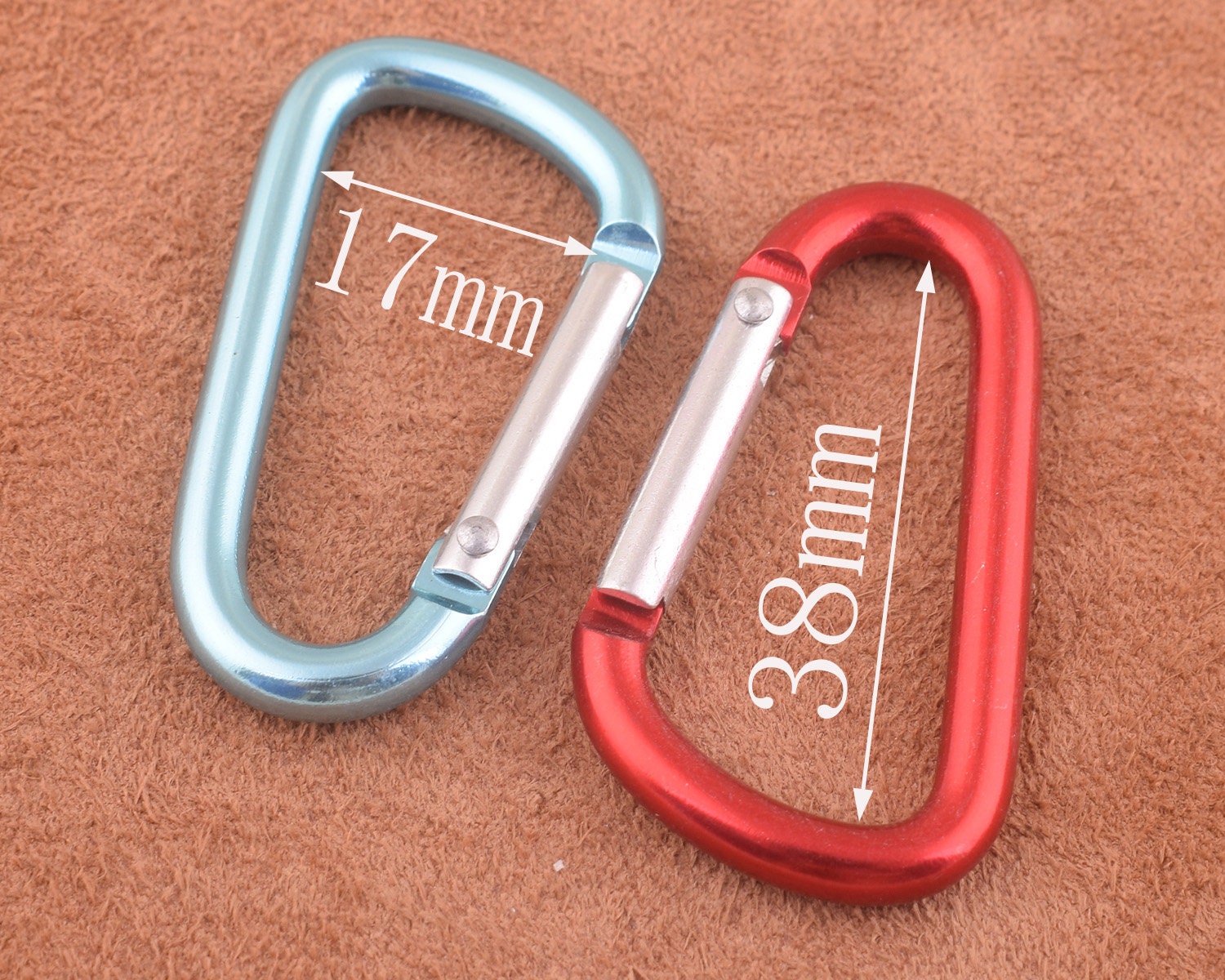 Eight kinds of color Carabiner Hiking 1.5 inch Carabiner | Etsy