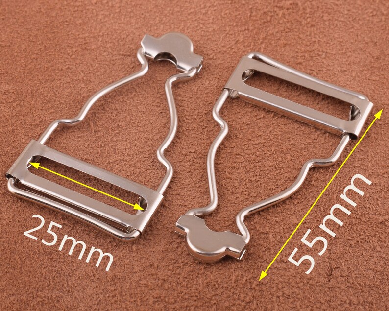 Silver Dungaree Buckles 20pcs 25mm Suspender Buckles Adjuster - Etsy