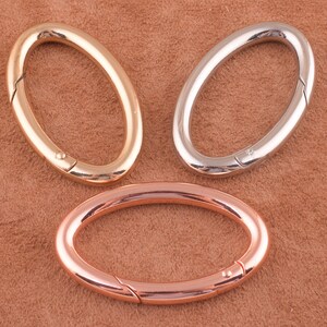Spring Ring Swivel Buckles,38mm Silver/gold/rose Gold Spring Ring Clasp ...