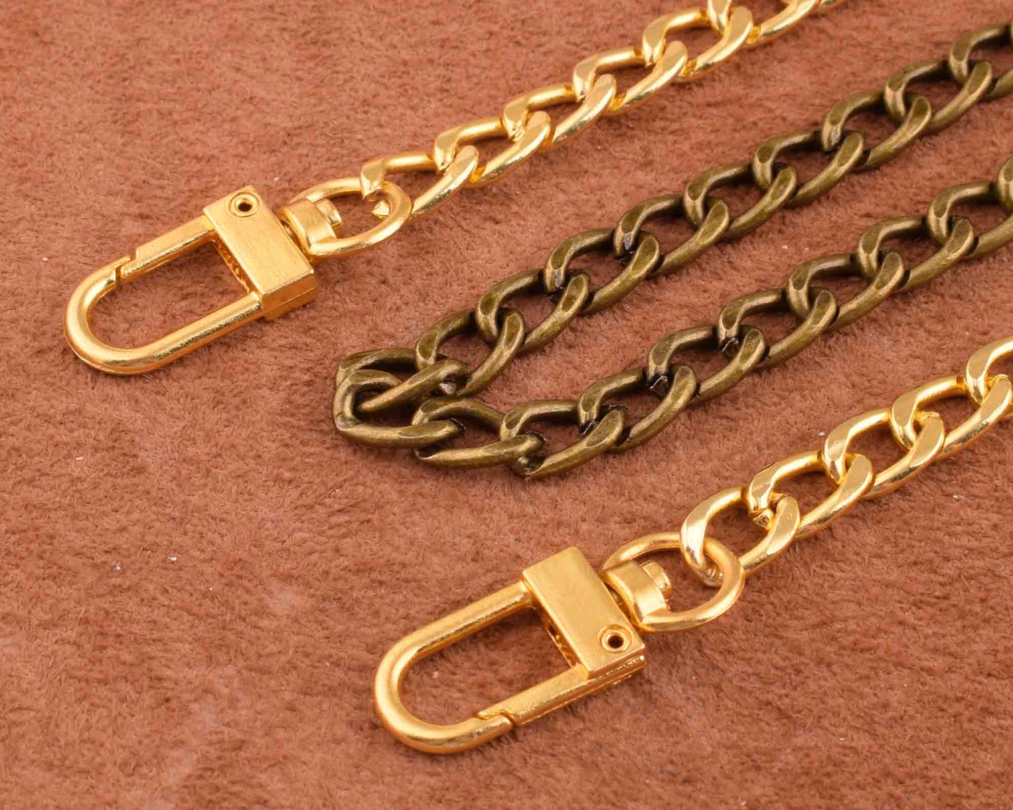 128mm gold/bronze Replacement Chain Shoulder Strap Metal link | Etsy