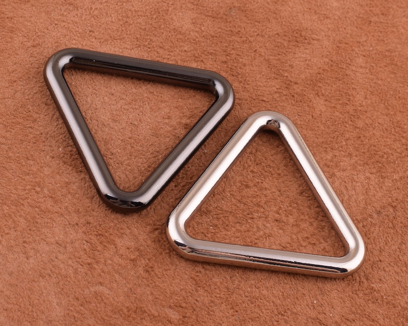 10pcs Metal Triangle Ring Welded Rings 1.5 Inch Triangle Rings - Etsy