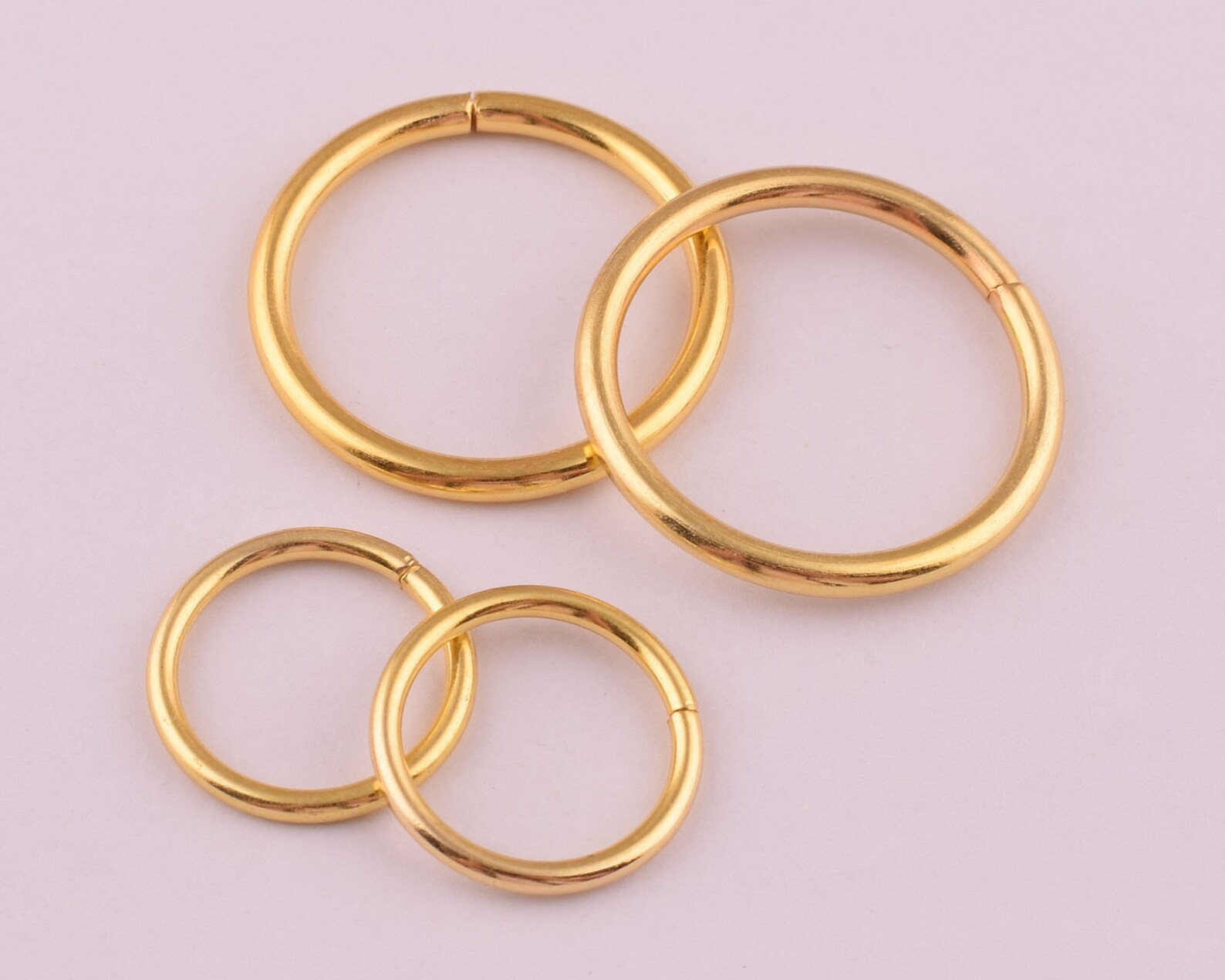 Metal O-rings Welded O Rings Large Wire Loop Gold Purse Ring - Etsy