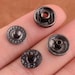 Plain Metal Snap Buttons,10mm Gunmetal Snap Buttons Spring Socket ...