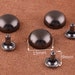 30 Sets 159 Mm Black Rivets Metal Button Double Capped Rivets - Etsy