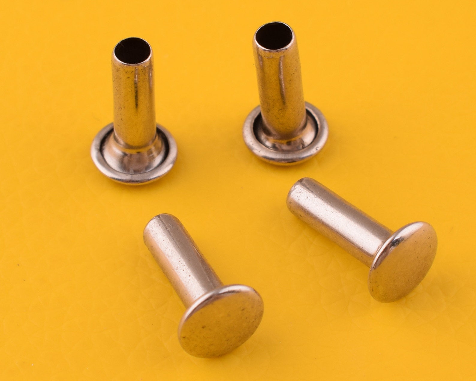 Silver Rivet Grommet 100sets 14mm Metal Rivets Button Mini - Etsy