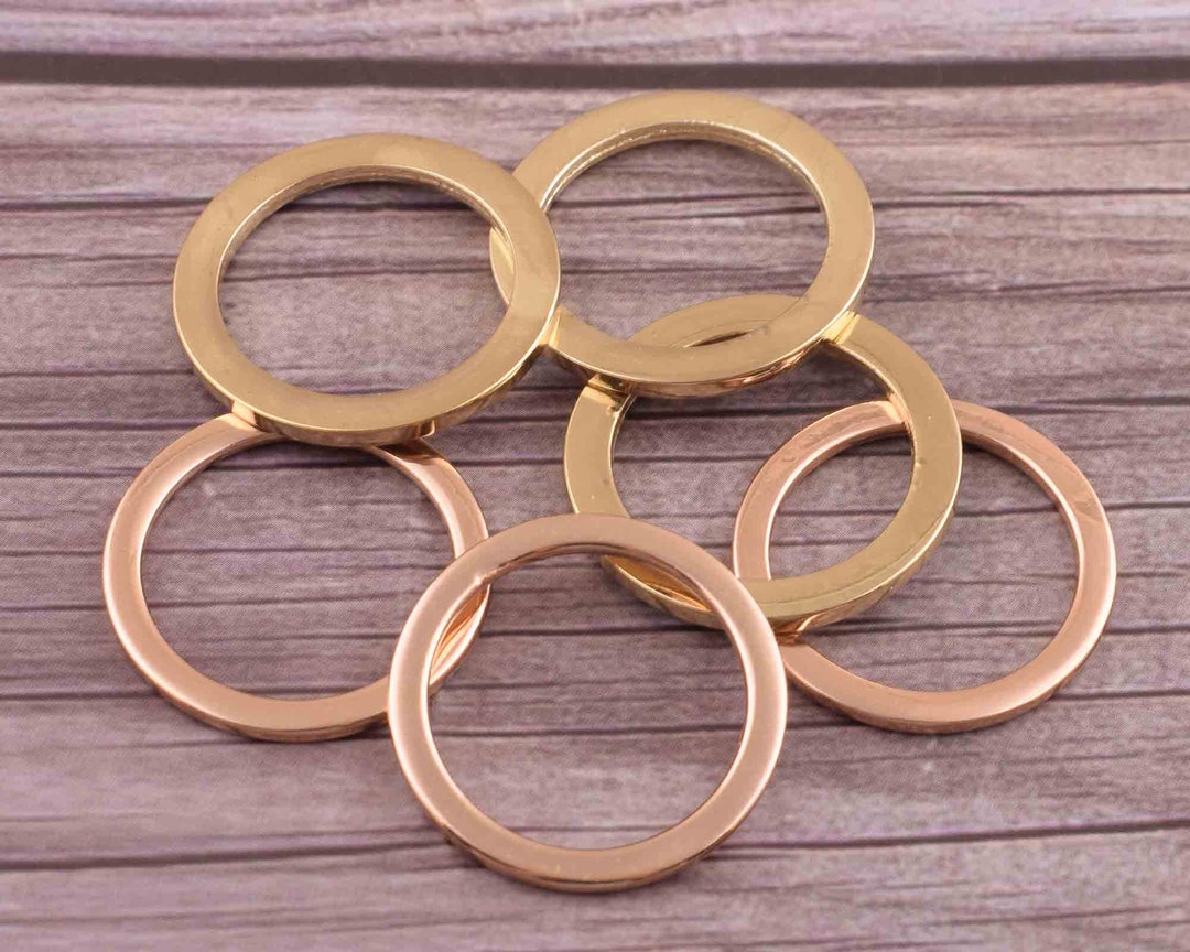 Metal O Rings Welded Metal Loops–round Formed Rings–bronze/light Gold ...