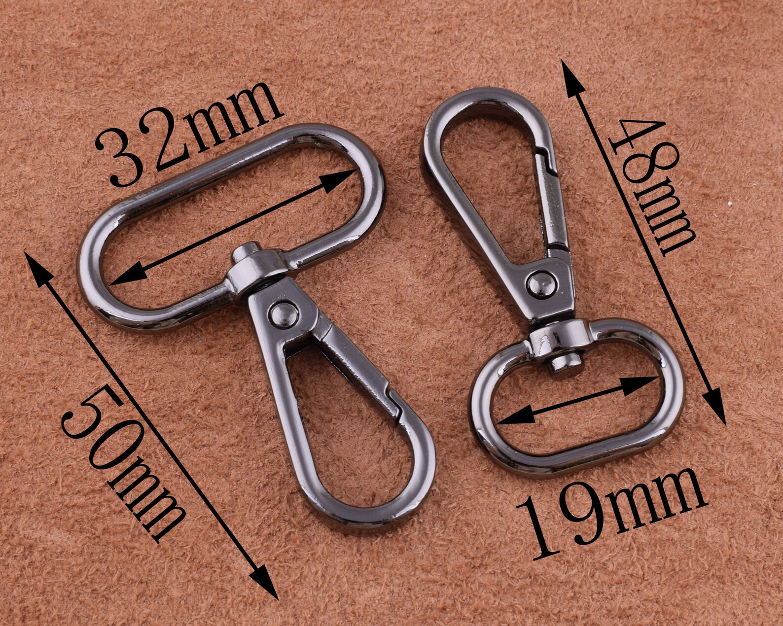 Trigger Snap Clip Metal Swivel Snap Clasp Swivel - Etsy