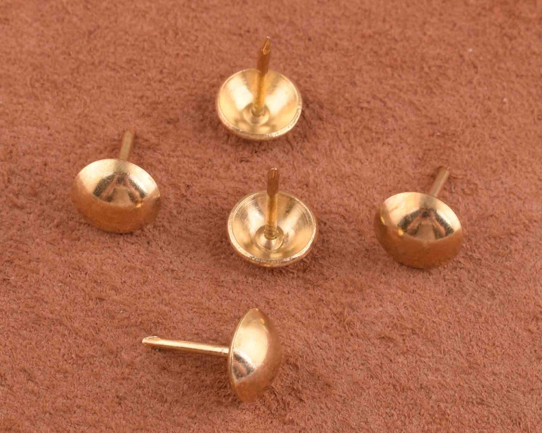 Gold Upholstery Tack,17*11mm Head Nail Metal Nails, Decorative Tacks ...