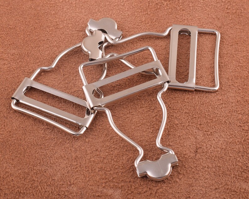 Silver Dungaree Buckles 20pcs 25mm Suspender Buckles Adjuster - Etsy