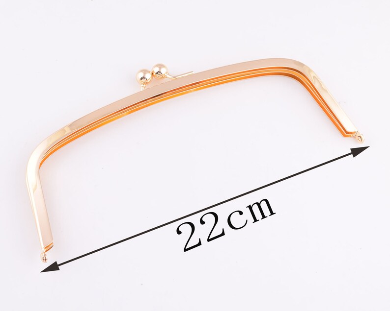 Retro Bronze Purse Frame Large Handle Purse Frame 18/22cm Metal Clutch ...