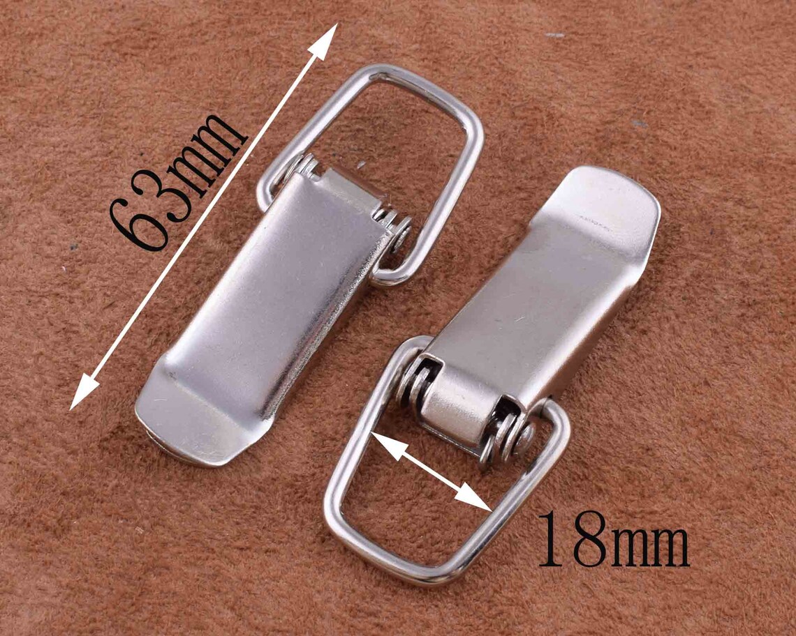 Alligator Clip Barrette4pcs Silver Spring Clip/bulldog Binder - Etsy