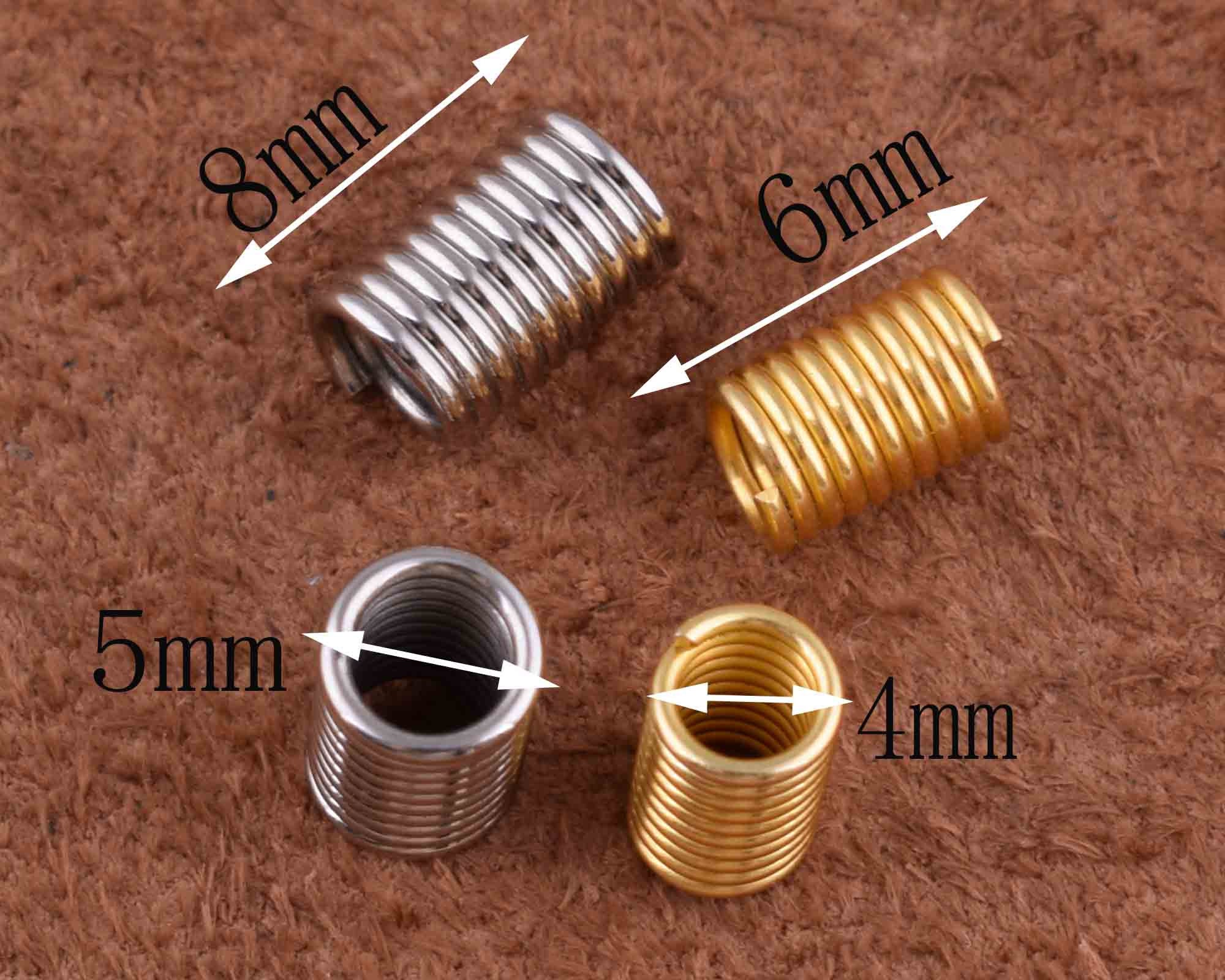 Spring Coil Bead End Tip Cap Connectorsspring Coil Crimp - Etsy