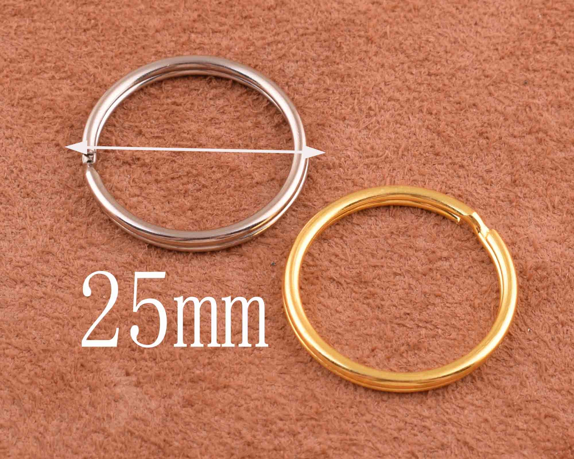 100PCS Double Split Rings25mm Key Rings1 inch Jewelry | Etsy