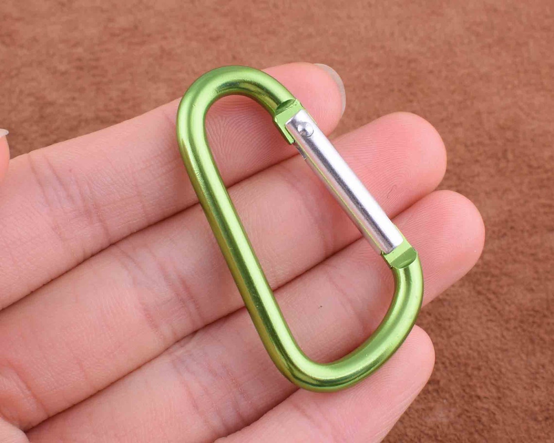 Carabiner Hook Clasps Loop Belt 39*16mm Climbing Key Chain Clip,1.5 ...