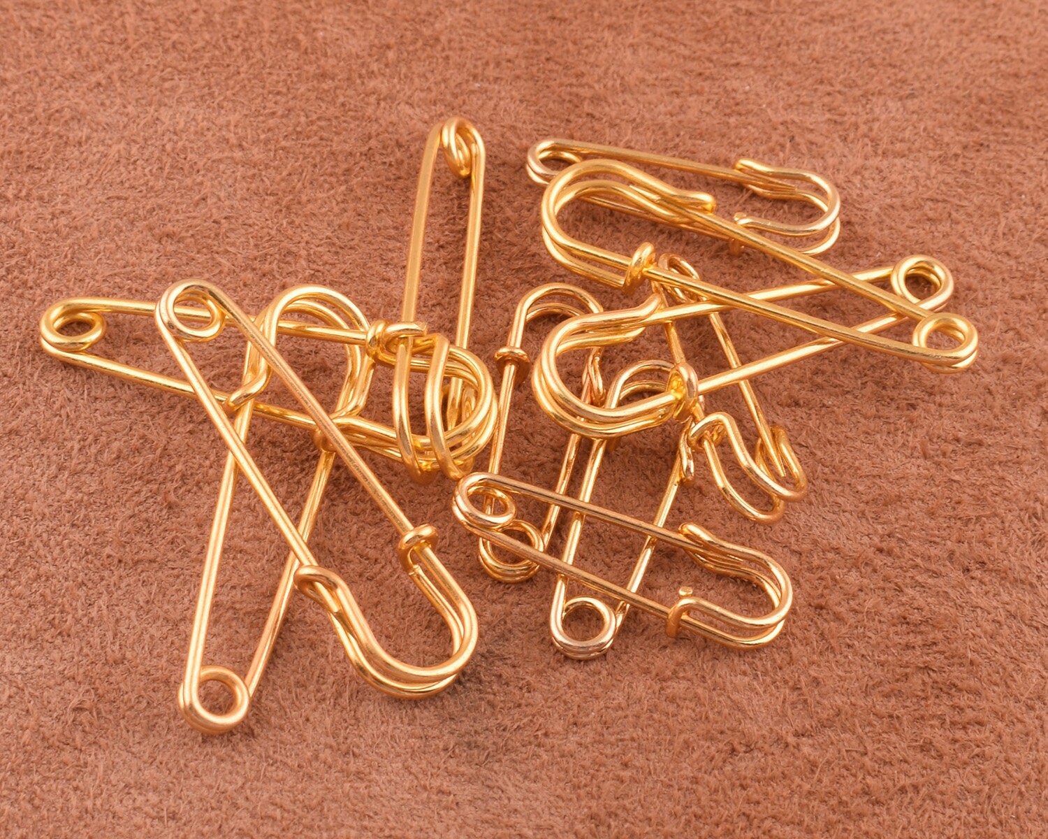 20pcs Safety Pins -safety Pin Brooch Charm Pendants,pin Brooch Finding ...