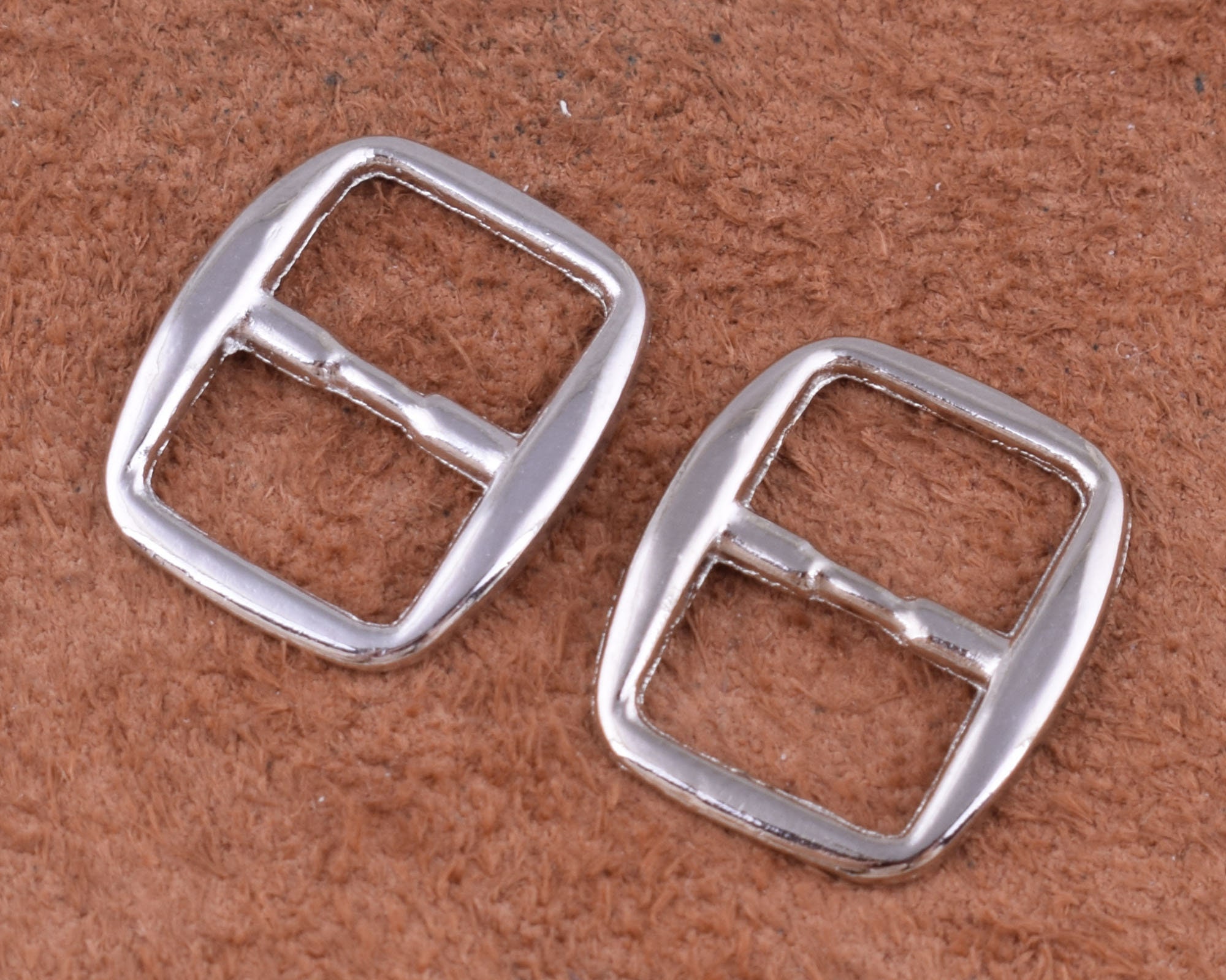 50pcs Metal Buckle Center Bar Buckle Square Strap Buckles 9mm Strap ...