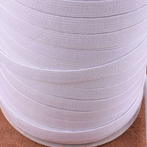Flat Elastic Bands 10mm Trim Elastic Cord Spool, Flat Elastic Bands ...