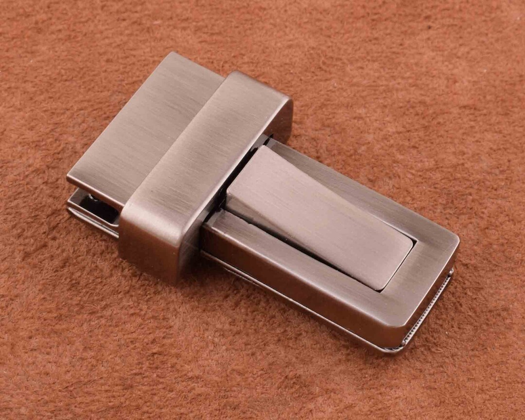 Insert Lock Gunmetal Catch Push Hardware Purse Handbag Accessories ...
