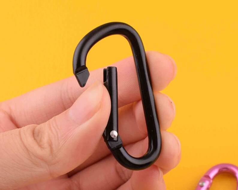 Metal Carabiner 15pcs Climbing Key Chain Clip Pink Key Ring | Etsy