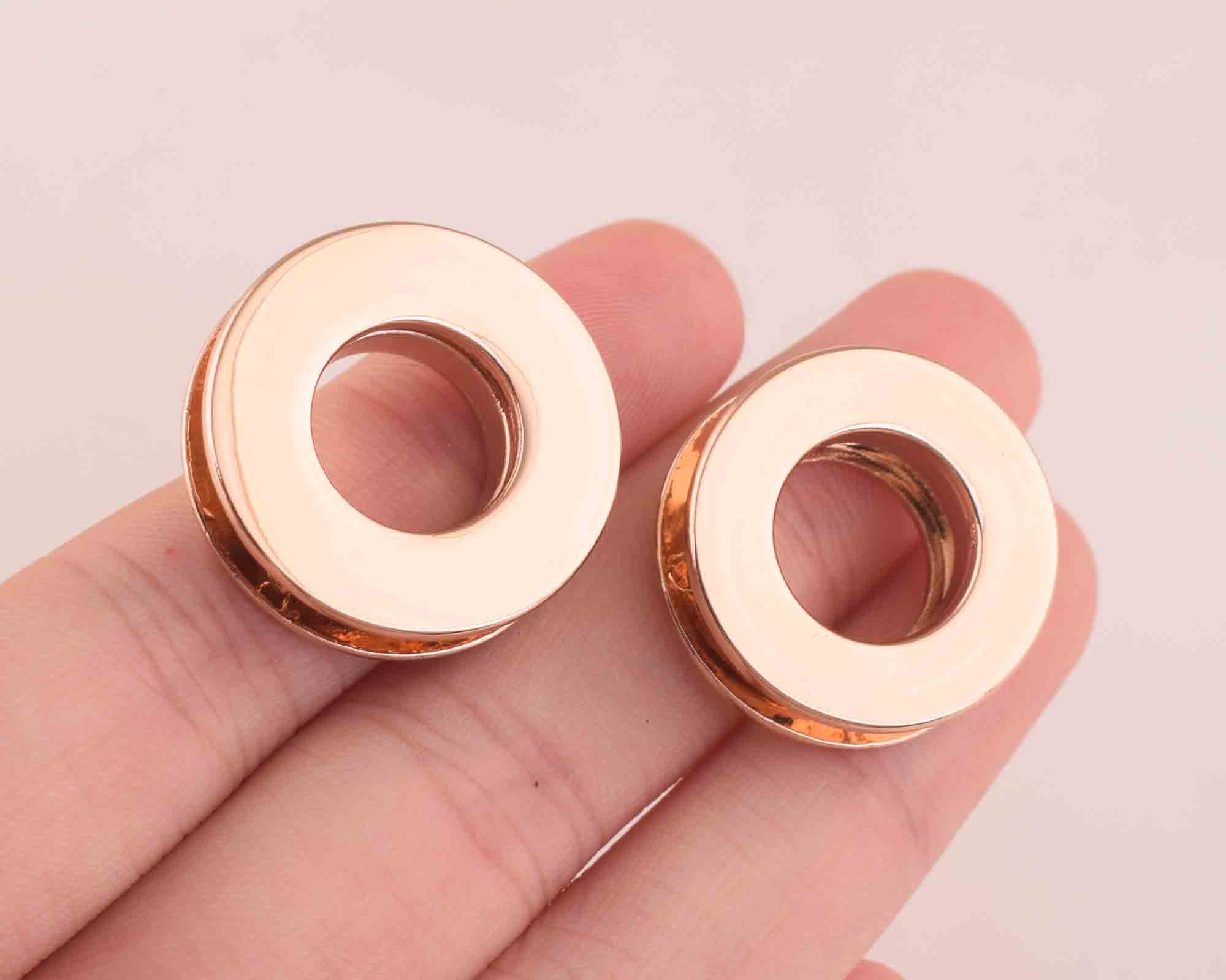 10 Sets Large Eyelets,zinc Alloy Eyelets,eyelets Pale Gold Eyelets,1/2 ...